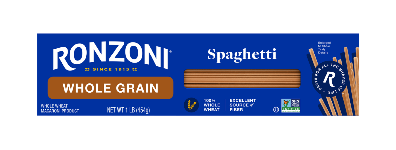 Whole Wheat Pasta | Ronzoni® – Whole Grain Spaghetti
