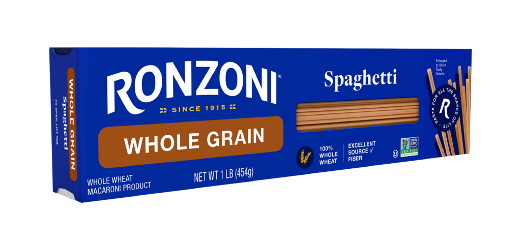 Whole Wheat Pasta | Ronzoni® – Whole Grain Spaghetti