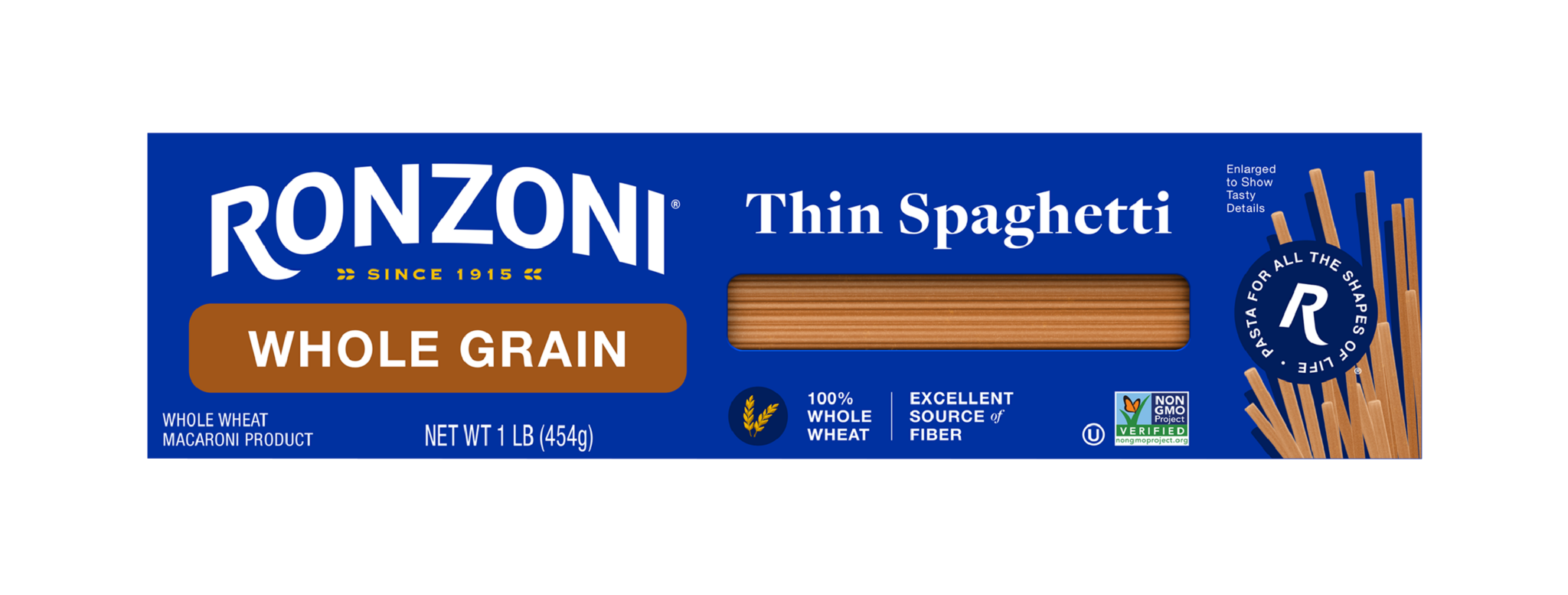 Whole Wheat Pasta | Ronzoni® – Whole Grain Spaghetti